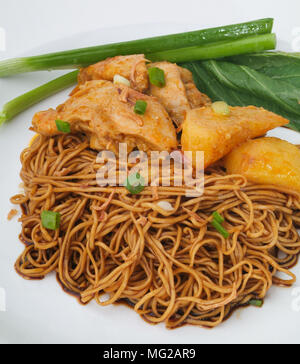 Wanton noodle. Malaysia Food: dried wanton noodle Stock Photo - Alamy