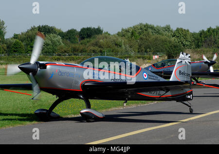 Blades Aerobatic Team Extra EA300, G-ZXLL Stock Photo - Alamy