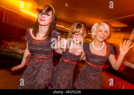 Pop group The Pipettes in Brighton Stock Photo - Alamy