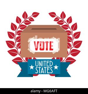 carton election urn isolated icon Stock Vector Image & Art - Alamy