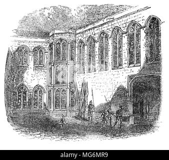 Exterior of Crosby Hall, Bishopsgate Stock Photo - Alamy