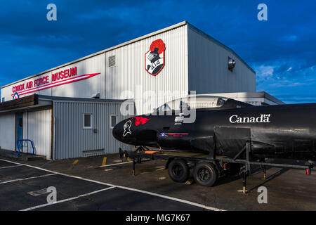 Canadian Forces Base, Jet plane, Comox Air Force Museum, Comox, British ...
