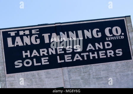 Sign Logo of Desire2Learn. The Tannery District Kitcheners high-tech ...