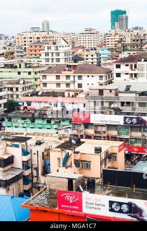 Aerial view of CBD looking northeast, Harare, Zimbabwe Stock Photo ...