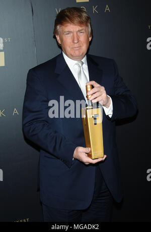 Donald Trump arriving at the " Donald Trump Launches TRUMP VODKA Party ...