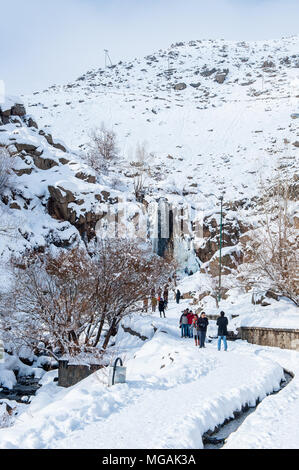 Alvand Mountain in winter in Iran Stock Photo - Alamy