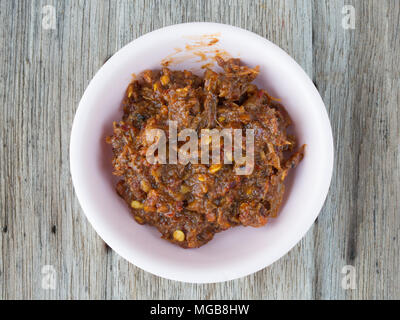 Pla-ra, traditional thai pickled fish at food market Stock Photo - Alamy