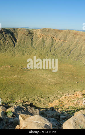 The Southern Rim of Meteor Crater Stock Photo - Alamy
