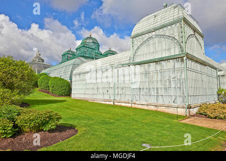 Royal Greenhouses of Laeken in Art Nouveau style, designed by Alphonse ...