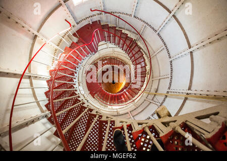 Circular spiral staircase in Poti lighthouse, Georgia Stock Photo - Alamy