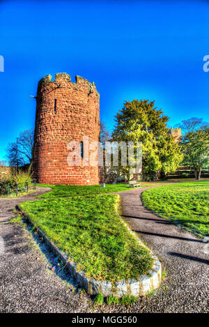 City of Chester, England. The designated conservation area Water Tower ...