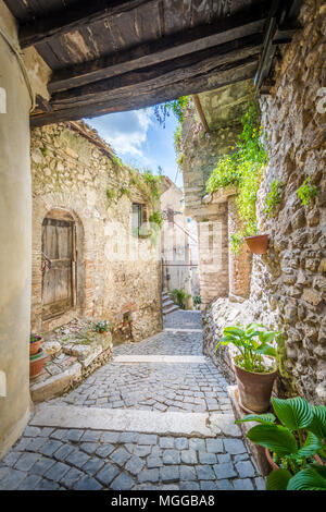 Scenic sight in Arsoli, rural village in Rome Province, Latium, central ...