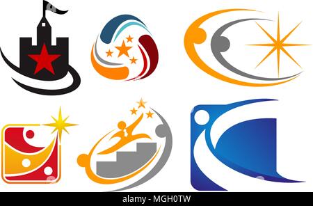 Success Life Coaching Logo Set Stock Vector Image & Art - Alamy
