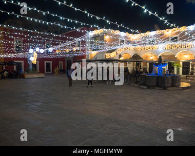 Puebla, Mexico, South America - January 2018: [Streets of the town of ...