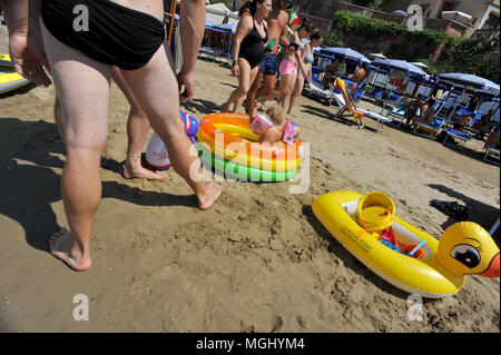 Anzio (Rome). Seaside resort, Summer season. Italy Stock Photo - Alamy