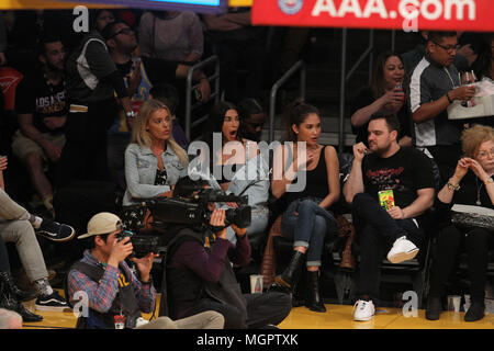 Chantel Jeffries and Jocelyn Chen out at the Lakers game. The Los ...