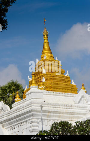 Sat Taw Tar Pagoda, one of the attractions of Mingun, Sagaing Region ...