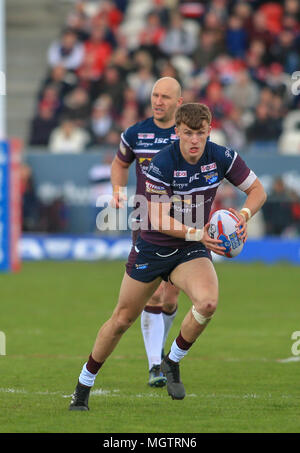 Leeds, UK 2 April 2018. Betfred Super League rugby, Leeds Rhinos v ...