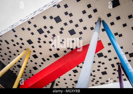 OCAD, designed by Architect Will Alsop, Toronto, Ontario Stock Photo ...