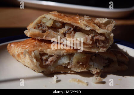 Freshly cooked Cornish Pasty Stock Photo - Alamy