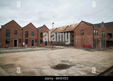 New build properties being built Stock Photo - Alamy