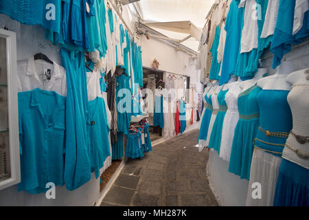 Shops in the village of Lindos, Rhodes, Greece Stock Photo - Alamy