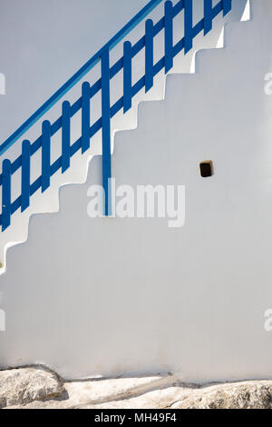 Detail of a building in Plaka village, Milos island, Greece Stock Photo ...