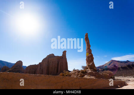 La Poronga rock formation,Bolivia.Quebrada de Palmira,Tupiza Stock ...