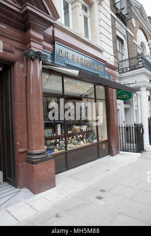 Property Released. Dr Harris & Co. St James's, London Stock Photo - Alamy