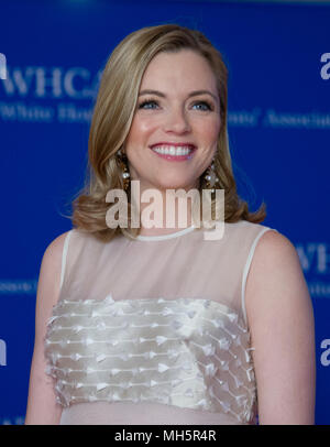 Kayla Tausche arrives for the 2018 White House Correspondents ...