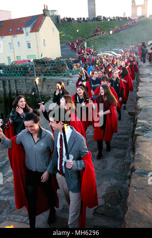 S Andrews, UK. 30th April 2018. The Gaudie Celebrations,St Andrews,with ...