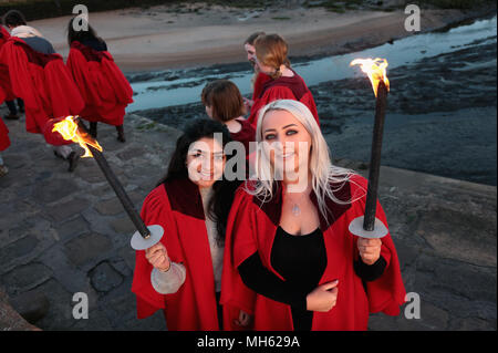S Andrews, UK. 30th April 2018. The Gaudie Celebrations,St Andrews,with ...