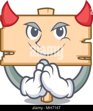 Smirking wooden board character cartoon Stock Vector Image & Art - Alamy