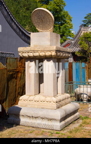 A sun dial at The Ancient Observatory Museum by Jesuit missionaries ...