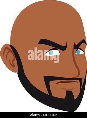 Angry cartoon face Stock Vector Image & Art - Alamy