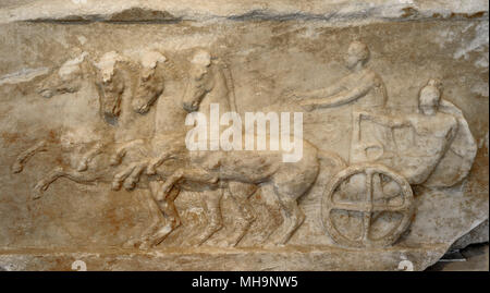 Detail from the Acropolis ancient Greece showing trabeated building ...