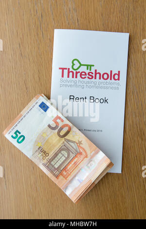 A rent book for rented housing in London in the 1960s Stock Photo - Alamy