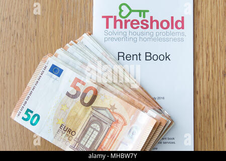 A rent book for rented housing in London in the 1960s Stock Photo - Alamy