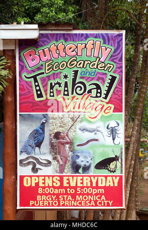 Philippines, Palawan, Puerto Princesa, Palawan Butterfly Eco-garden ...