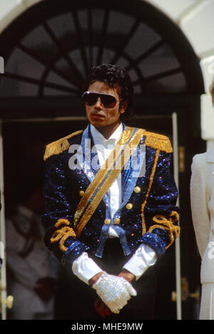 Washington, DC., USA, 15th May, 1984 Michael Jackson is honored at the ...