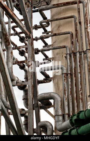Pipes and ducts onboard a ship Stock Photo - Alamy
