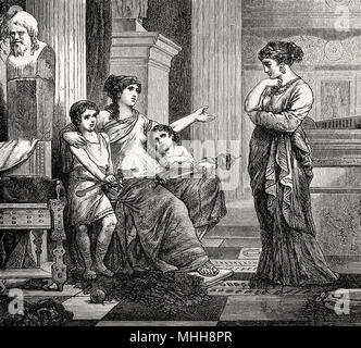 Gaius Gracchus and his mother Cornelia Africana. Gaius Sempronius ...