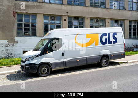GLS delivery van. General Logistics Systems B.V. was founded in 1999 ...