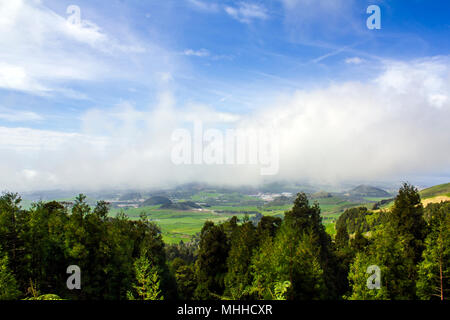 village in the top of the mountain, in azores islands Stock Photo - Alamy