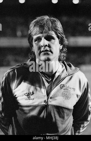 JAN MOLBY DENMARK & LIVERPOOL FC 16 March 1986 Stock Photo - Alamy