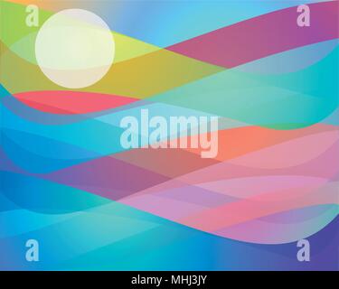 Vector illustration of color waves Stock Vector Image & Art - Alamy