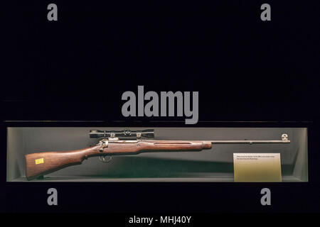 The rifle used by De La Beckwith to assassinate Evers. 1963. Rifle that ...