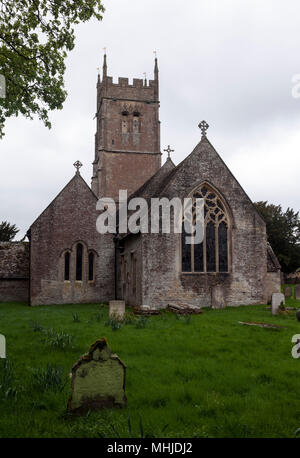 St. Matthew`s Church, Coates, Gloucestershire, England, UK Stock Photo ...