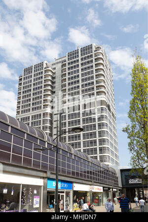 The David Murray John Building, better known as the Brunel Tower, in ...