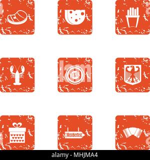 Provision icons set, grunge style Stock Vector Image & Art - Alamy